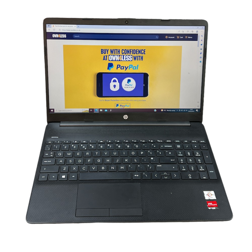 HP Laptop 15.5"- 15-GW0502NA - AMD Athlon 3050U - 16GB RAM - Own4Less